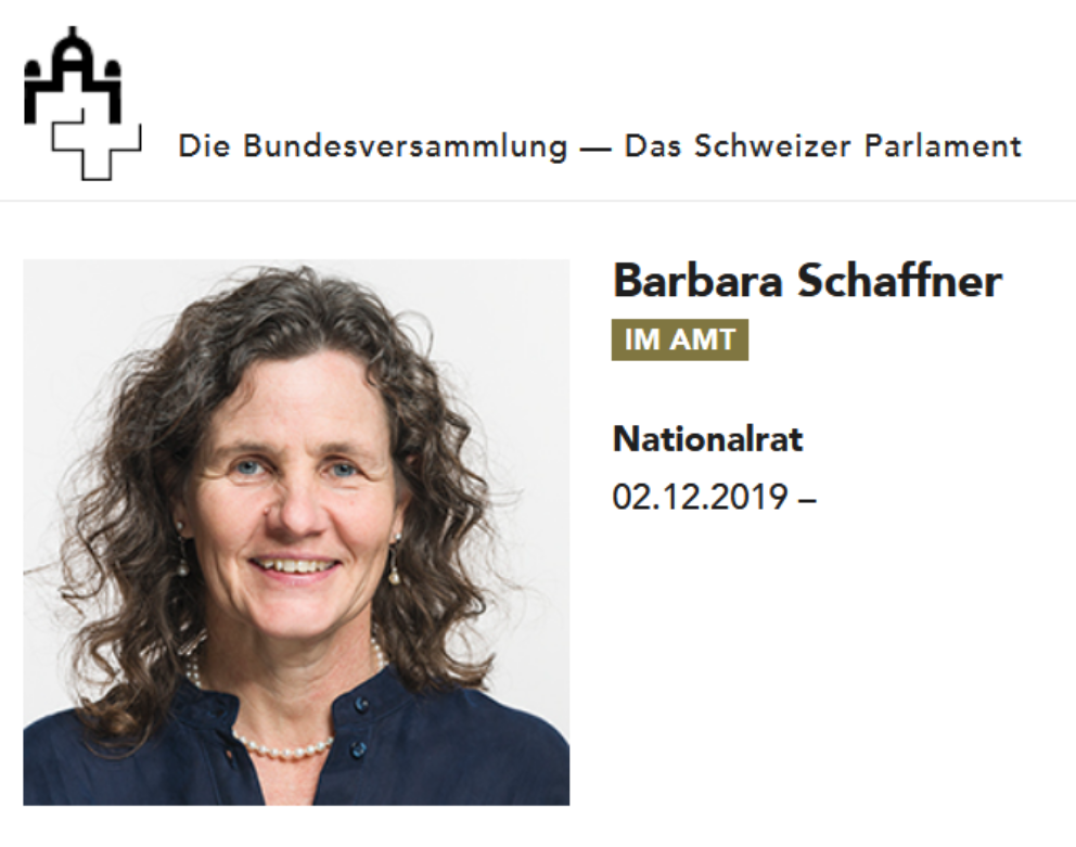 Aktuell - Barbara Schaffner glp